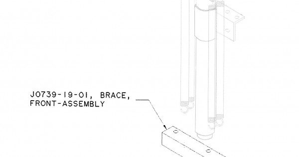 J0739-19-01 - 35/45k Front Jack Brace Assembly